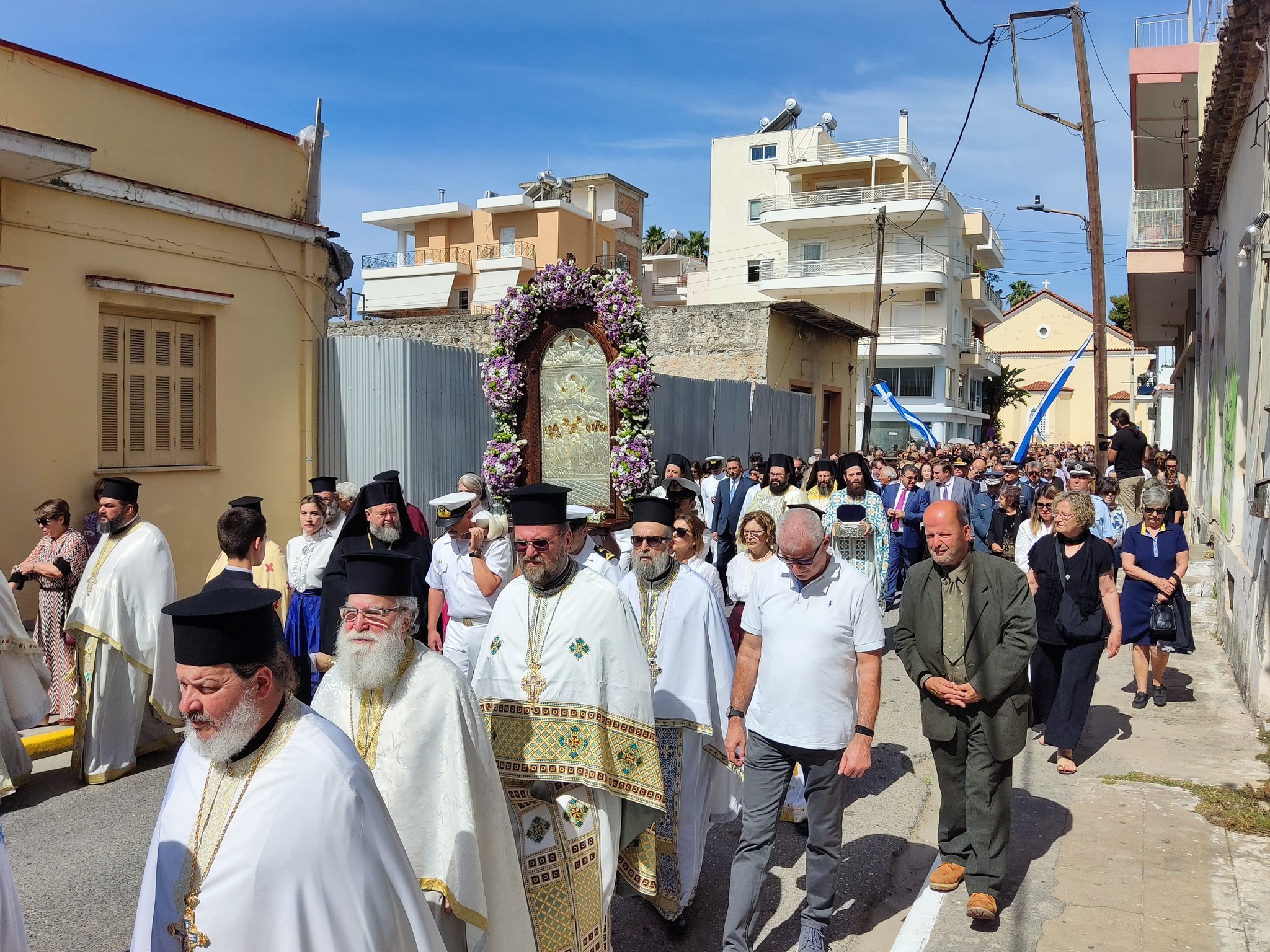 Η εορτή και λιτανεία της Αναλήψεως στην Παραλία Καλαμάτας